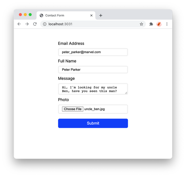 How to create an HTML contact form with file upload | Actionable Guide